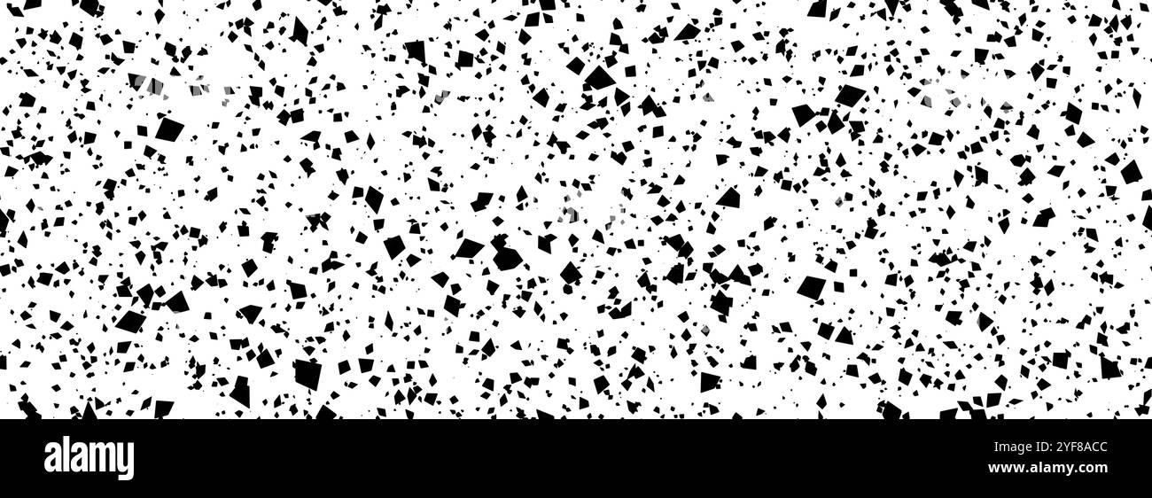 Dotted seamless pattern. Grunge dripped sprinkles, particles, dust or ...