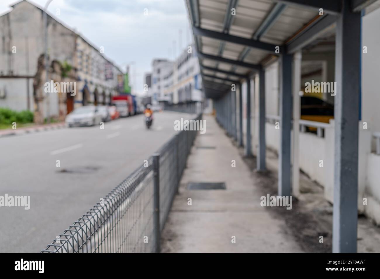 Area around Klang Station in Klang Selangor Malaysia on morning of June ...