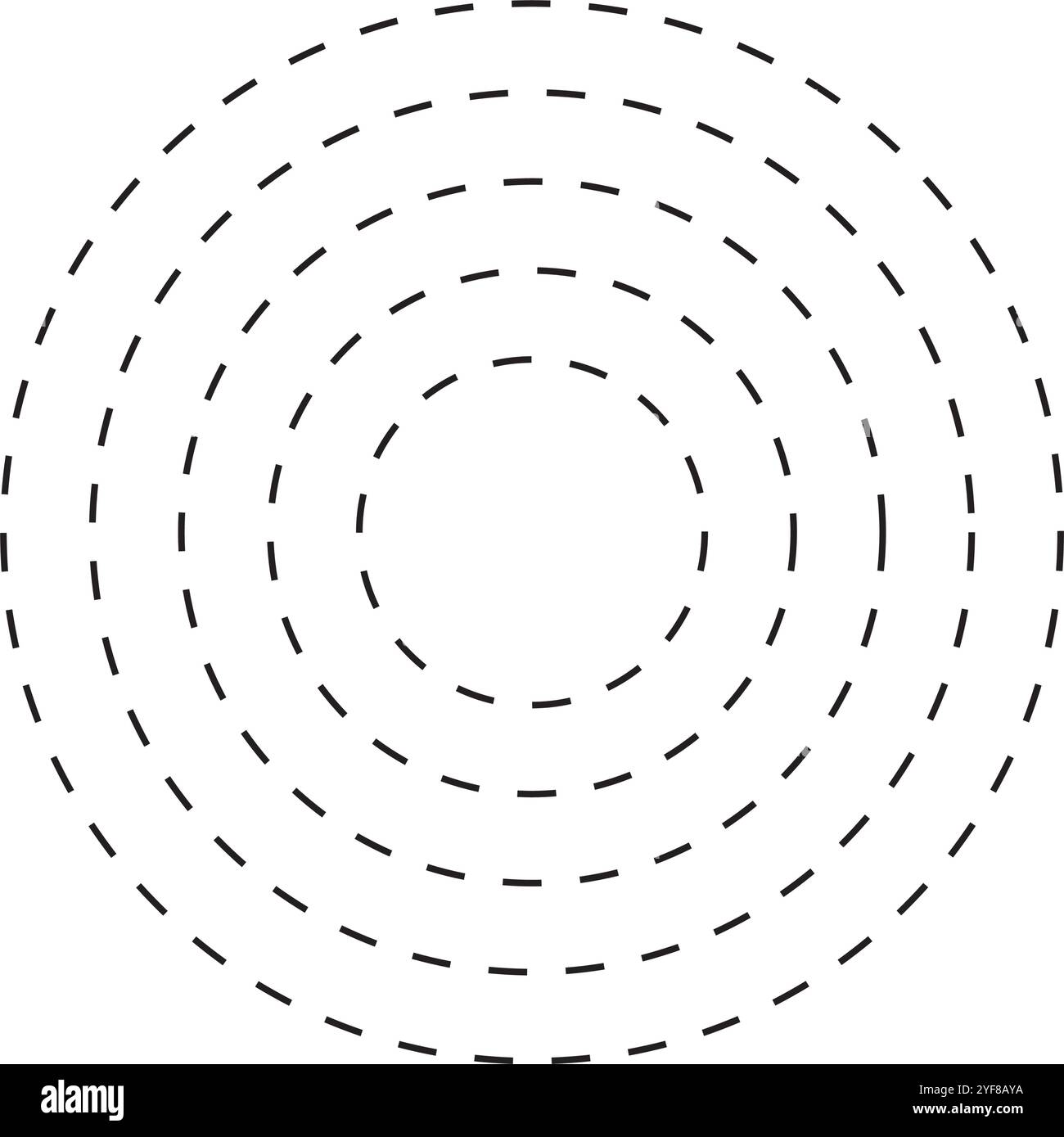 circular strokes Geometric Shape style design Stock Vector Image & Art ...