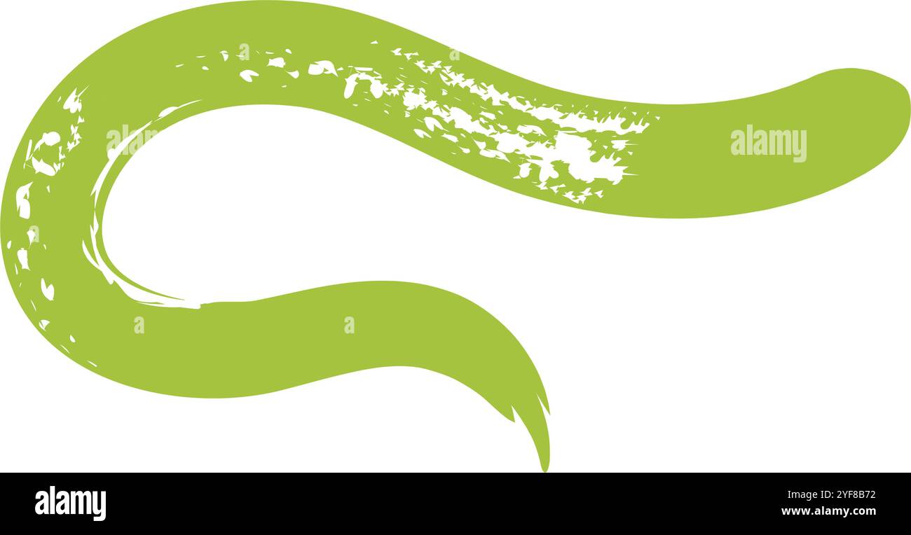 green curve geometric figures painted style Stock Vector Image & Art ...