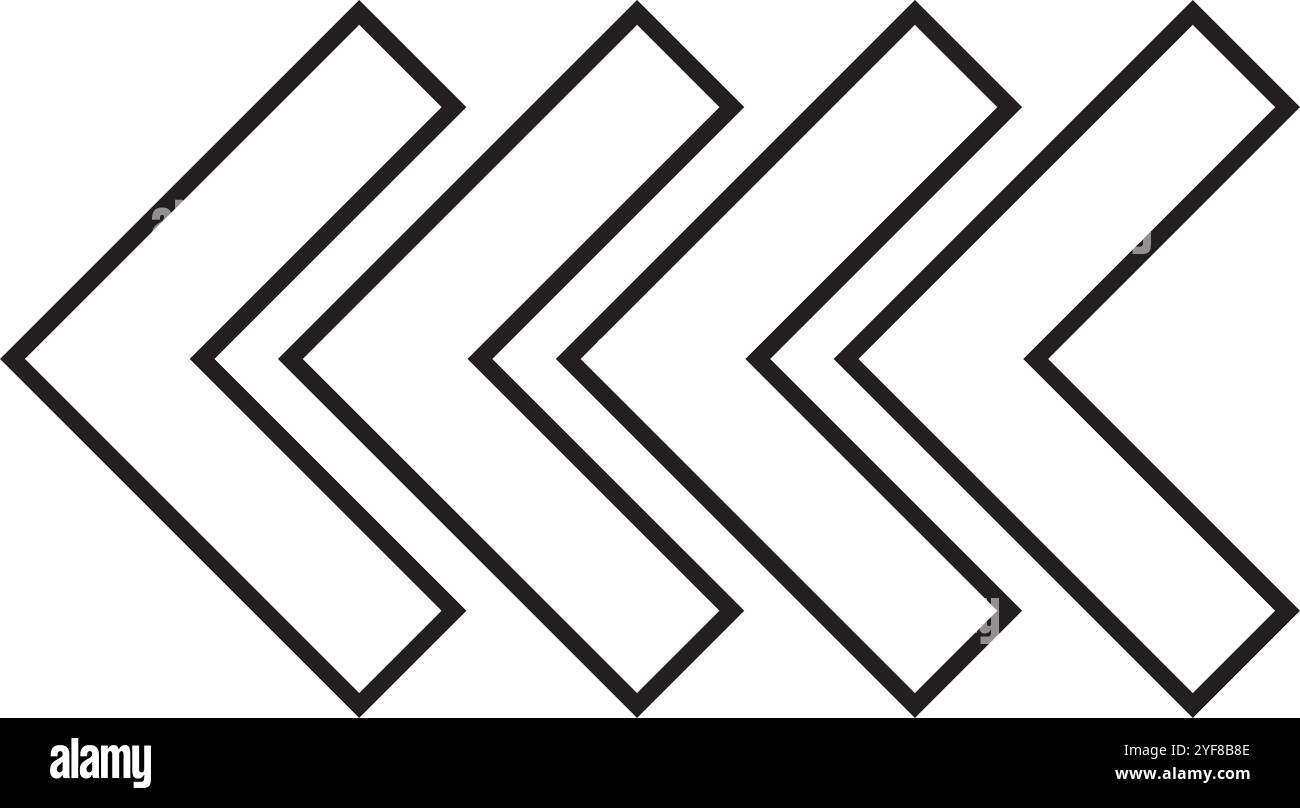 Minimal abstract geometry arrows Black and White Stock Photos & Images ...