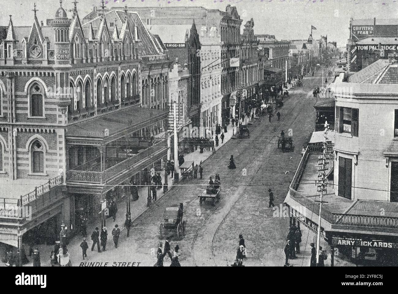 Tivoli Theatre Rundle Street Adelaide early 1900s. VIntage image of ...