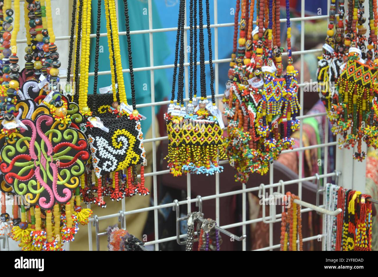 Dayak traditional craft souvenirs at bazaar Stock Photo - Alamy