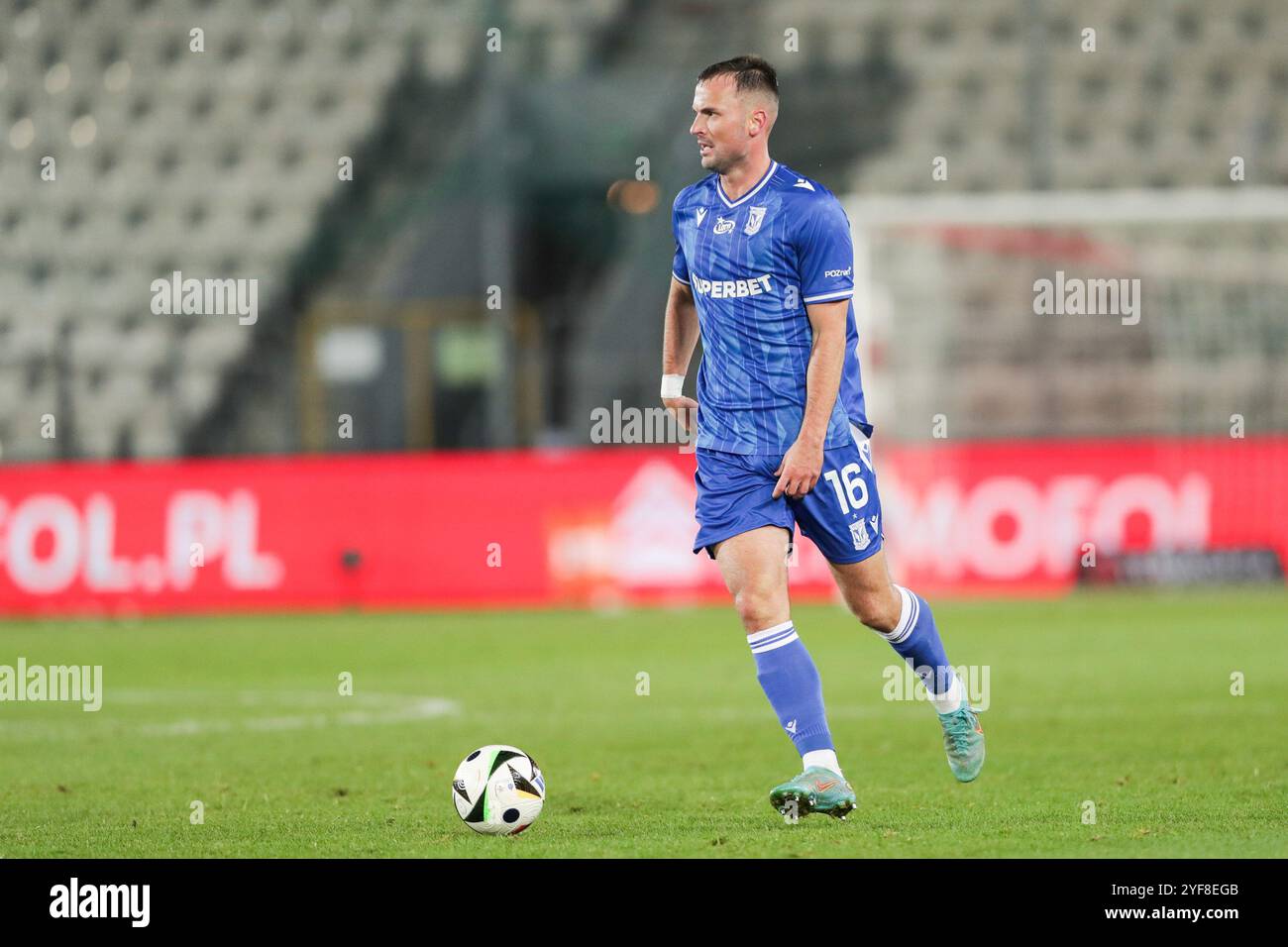 Krakow, Poland. 02nd Nov, 2024. Antonio Milic of Lech Poznan seen in ...