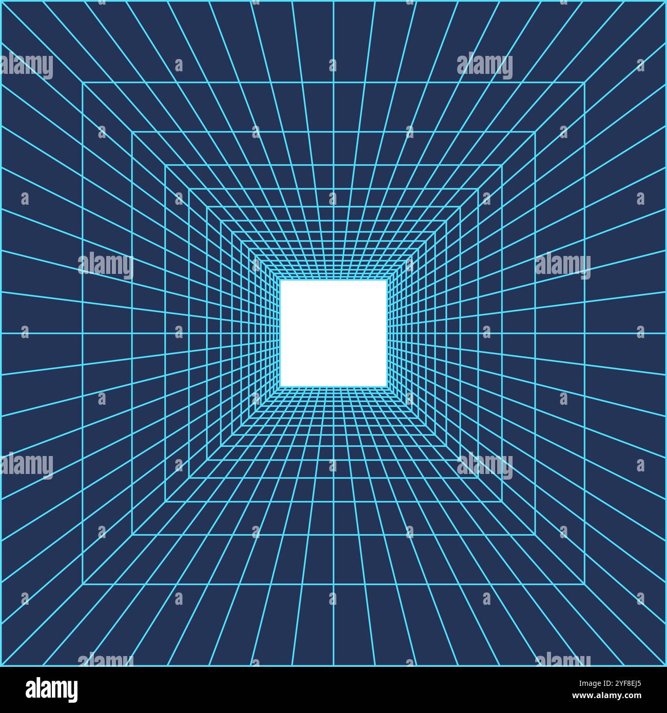 Y2k 3d Mesh Tunnel Stock Vector Image & Art - Alamy
