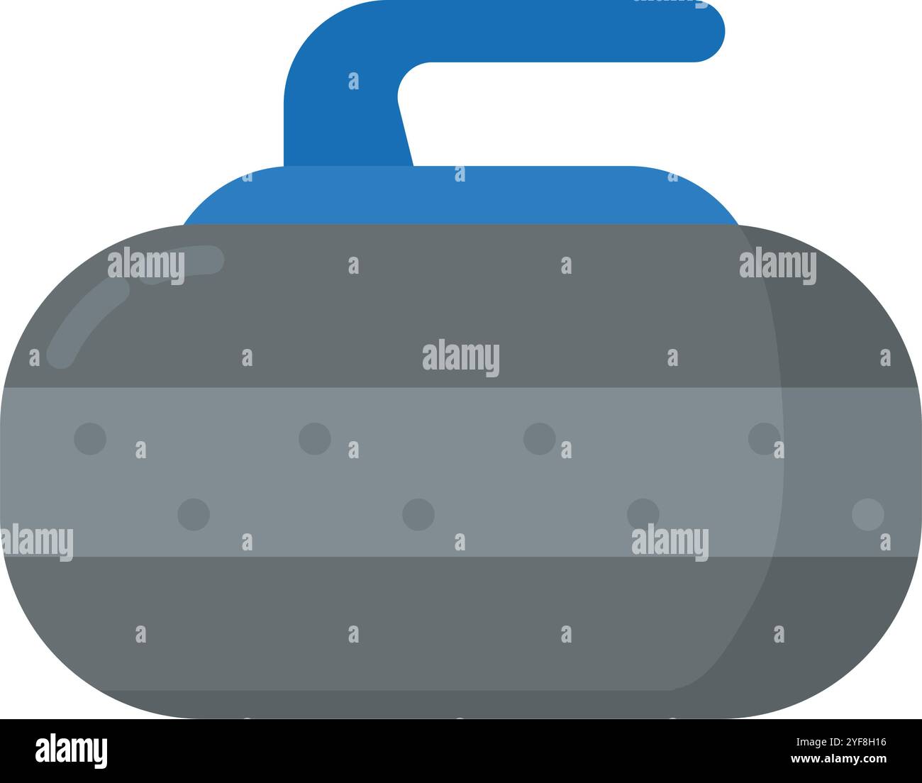 Isolated curling stone, sport hi-res stock photography and images - Alamy
