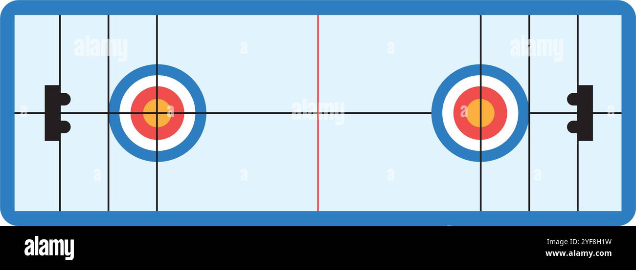 curling rink isolated Stock Vector Image & Art - Alamy