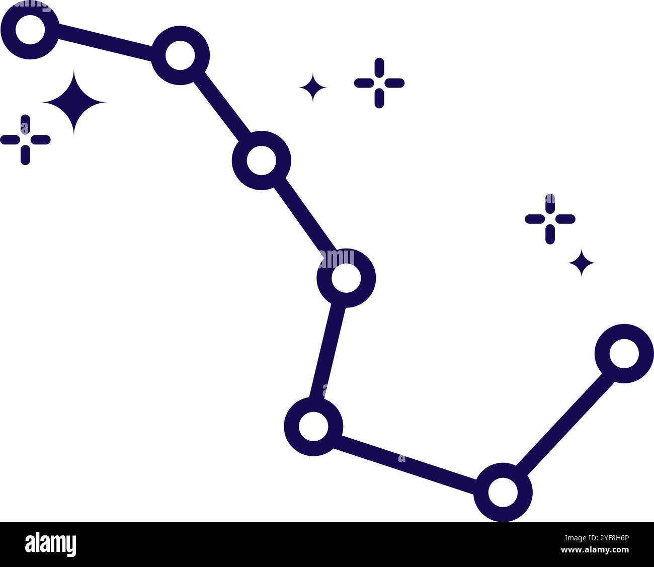 Constellation minimalist Cut Out Stock Images & Pictures - Alamy