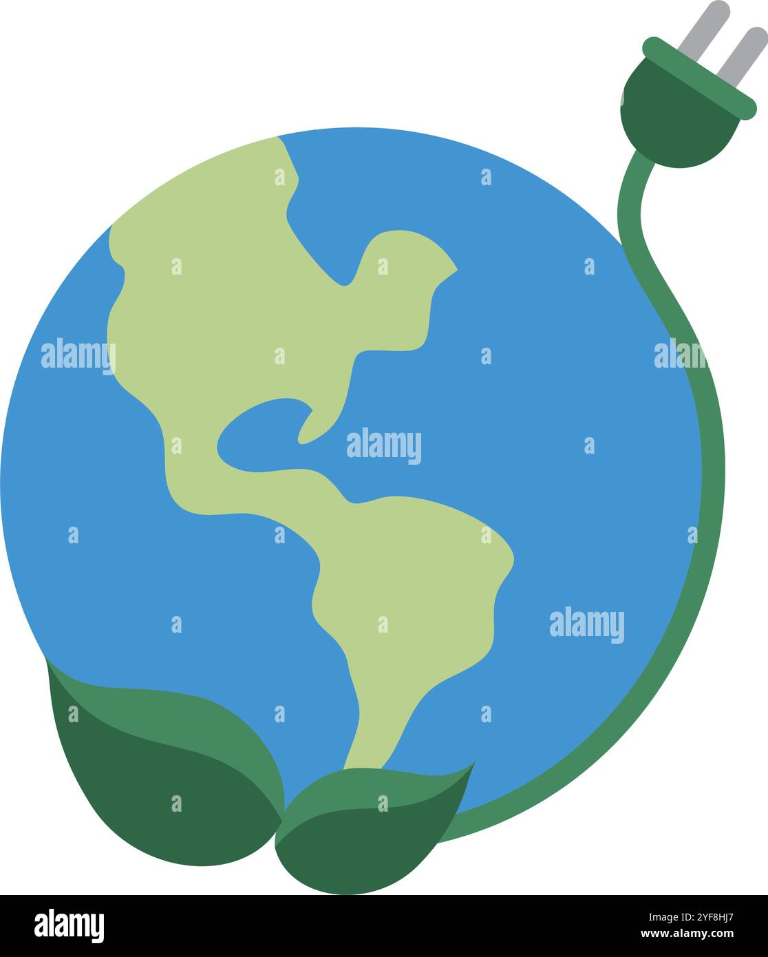 solar powered planet earth Stock Vector Image & Art - Alamy