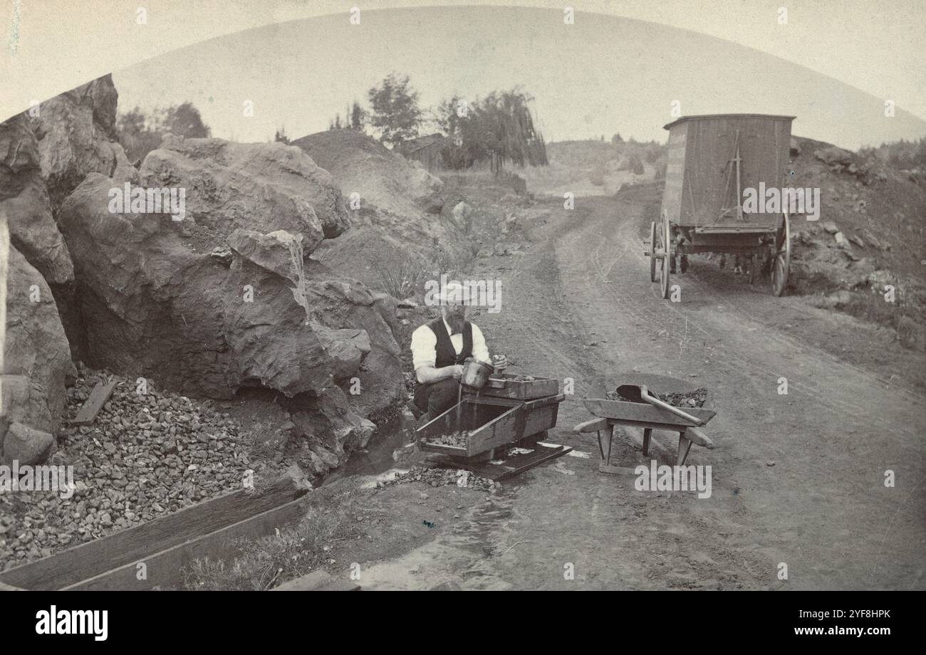 Self Portrait as a Gold Minerin Yosemite photographed by Carleton ...