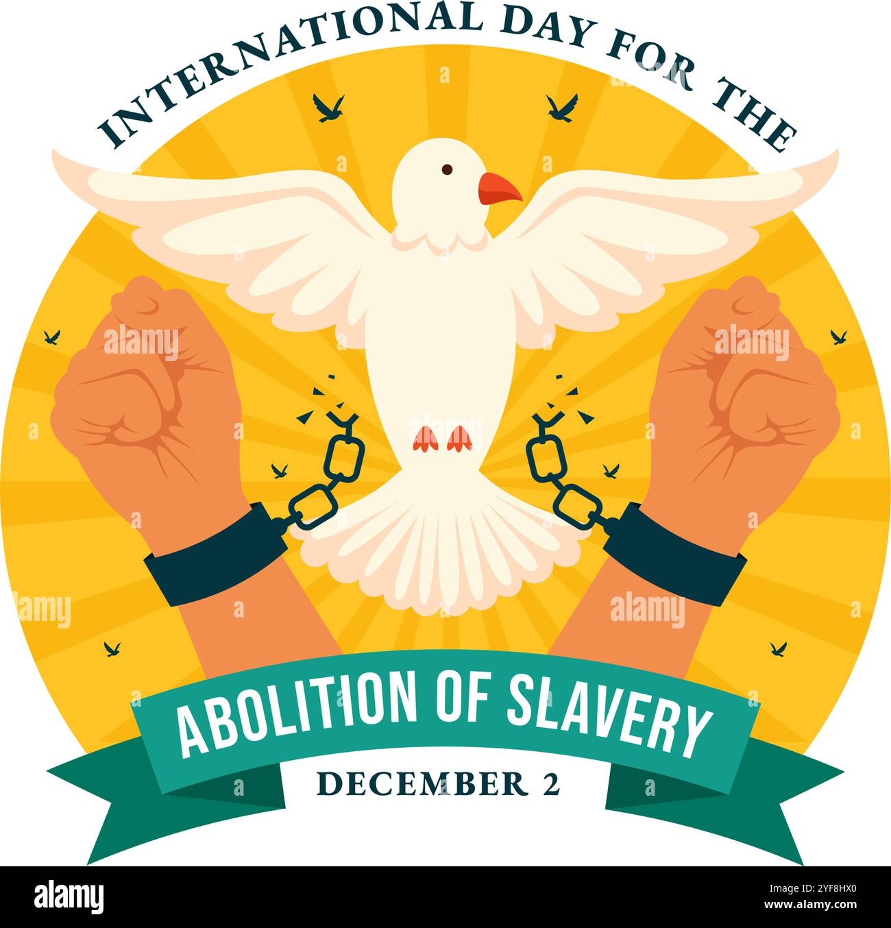 International Day for the Abolition of Slavery Vector Illustration on ...
