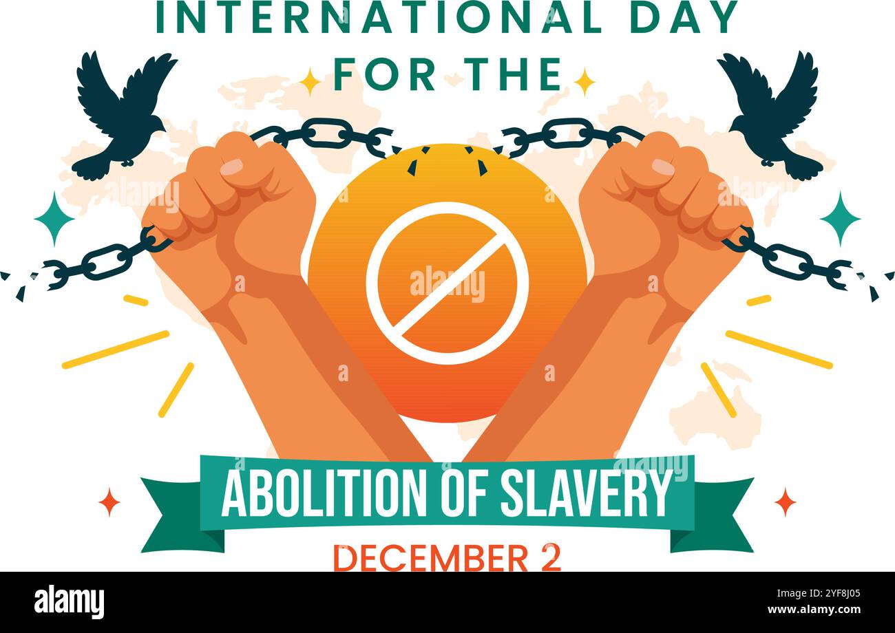 International Day for the Abolition of Slavery Vector Illustration on ...