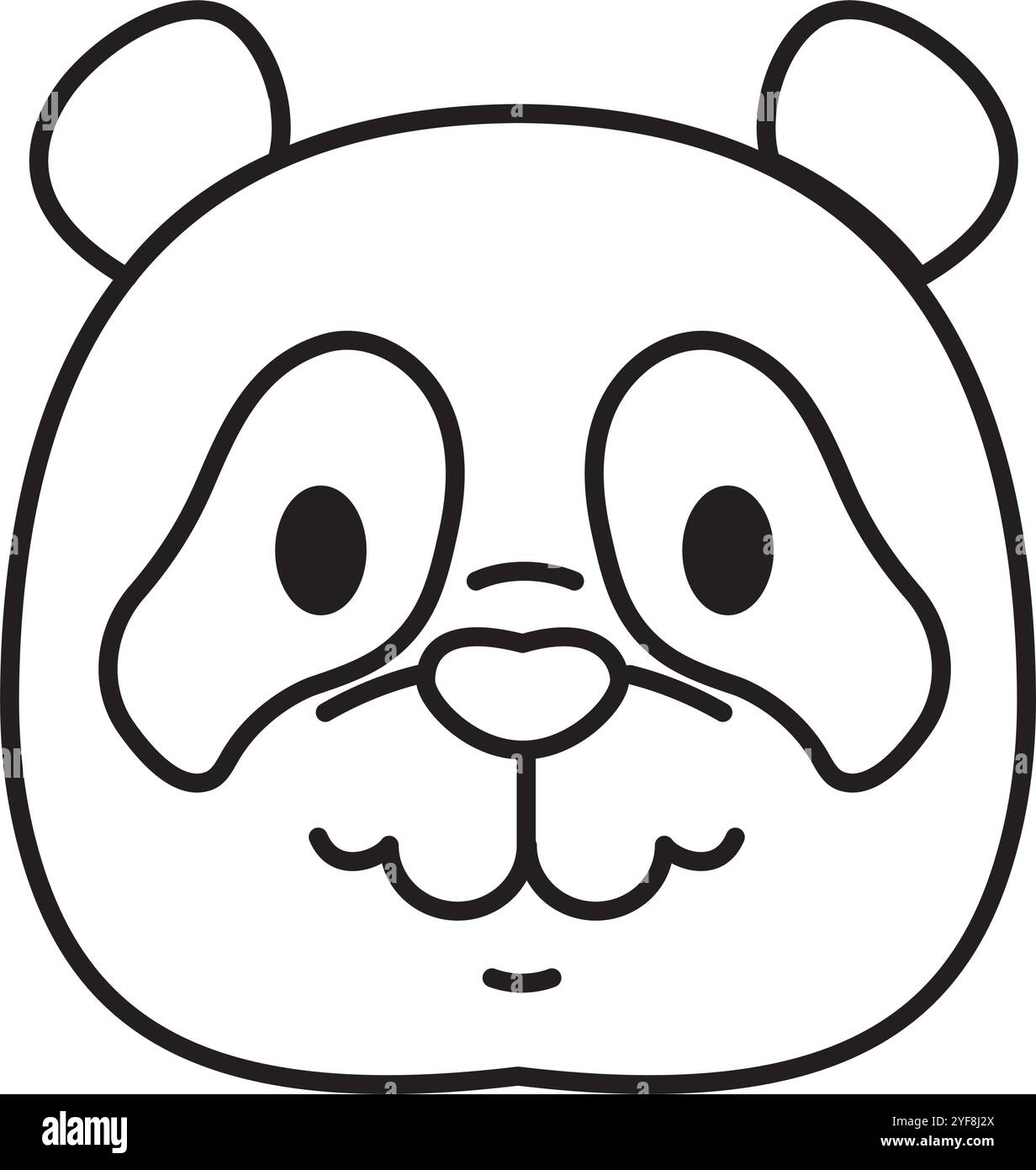 panda head animal icon Stock Vector Image & Art - Alamy