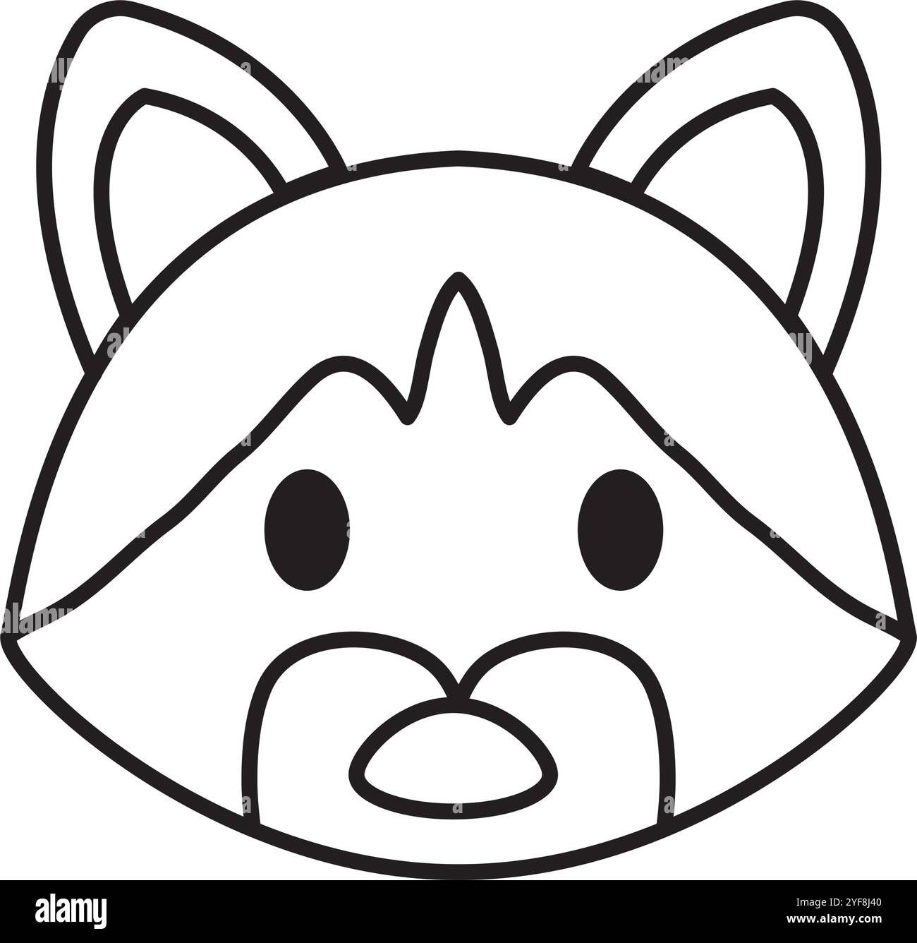 Cute raccoon in forest Black and White Stock Photos & Images - Alamy