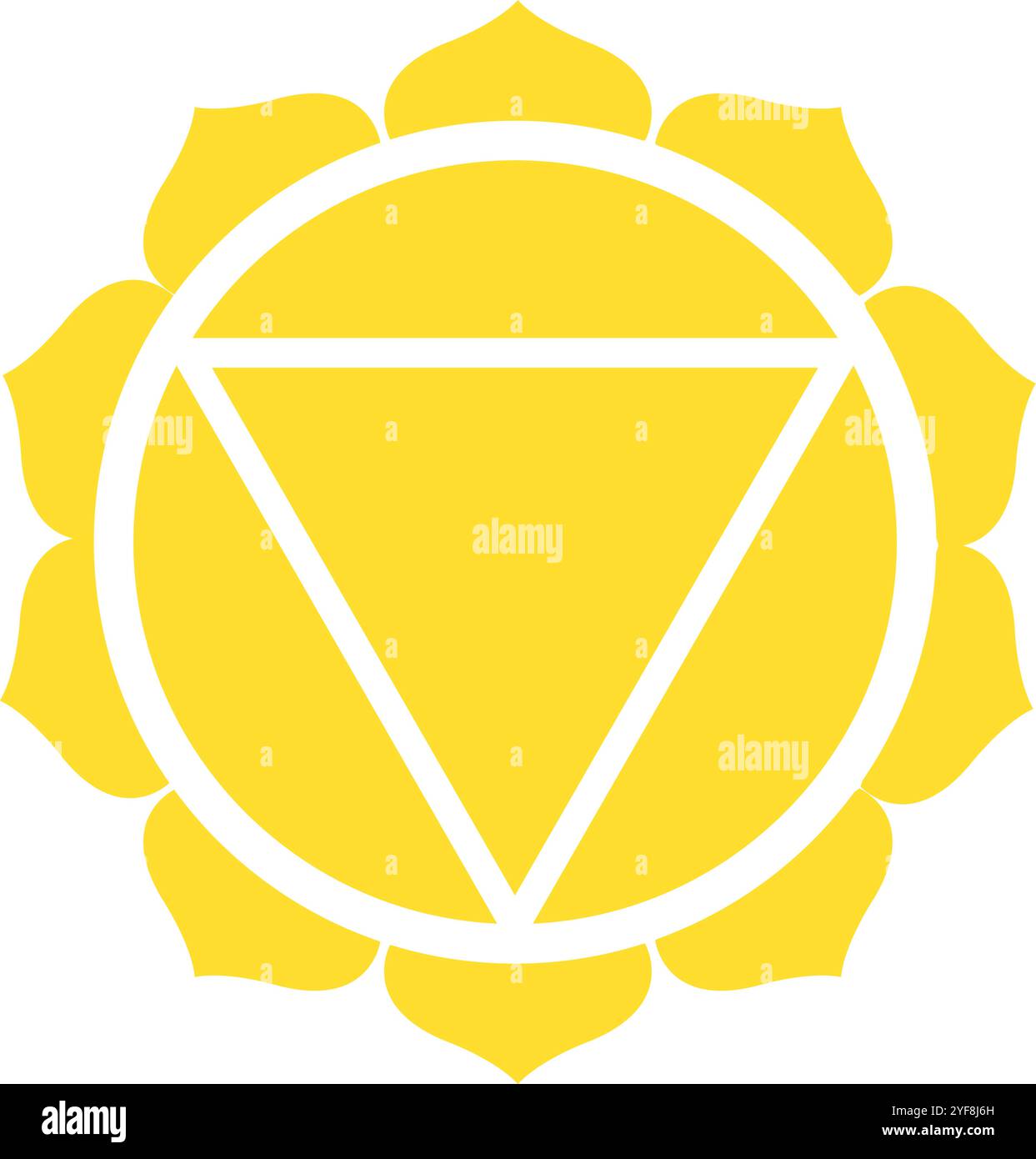 manipura solar plexus chakra sign Stock Vector Image & Art - Alamy