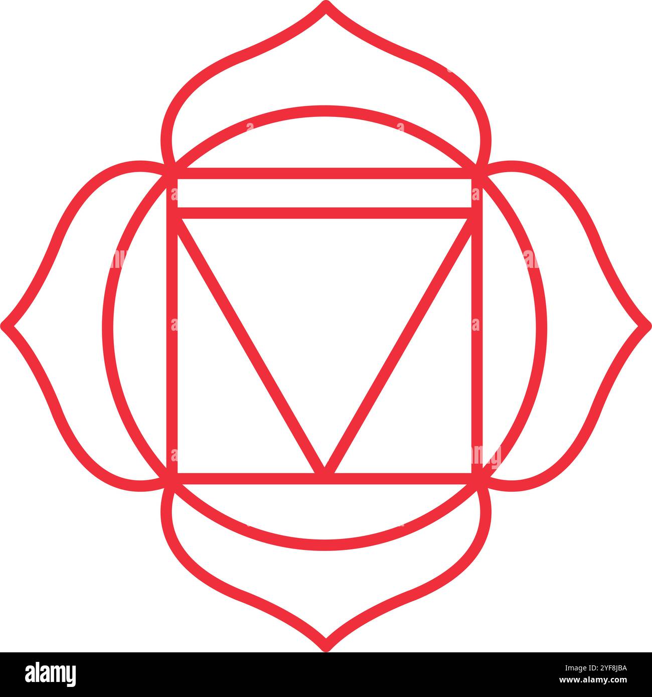 root first chakra of muladhara Stock Vector Image & Art - Alamy