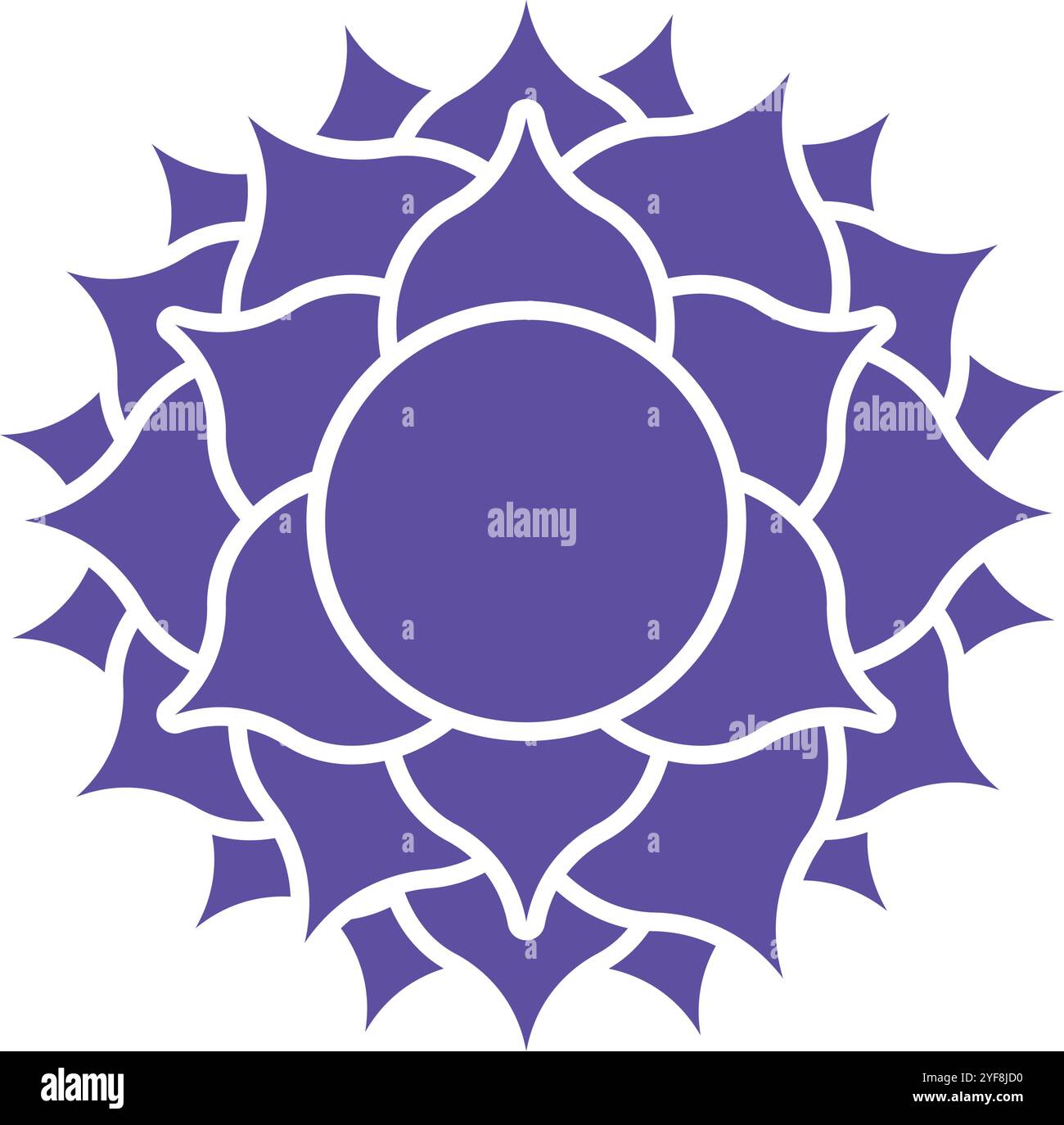 crown chakra sahasrara sign Stock Vector Image & Art - Alamy