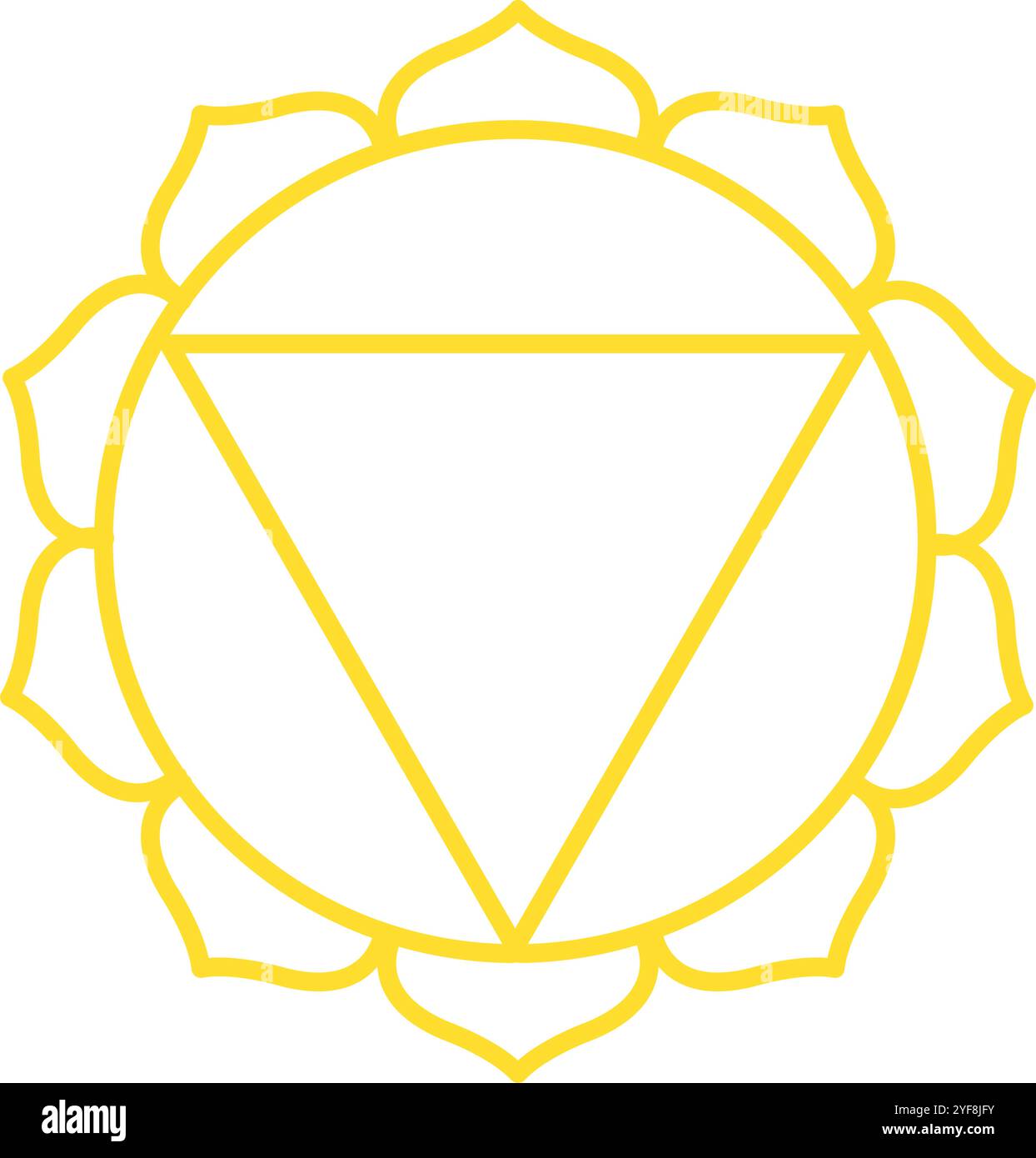 manipura solar plexus chakra icon Stock Vector Image & Art - Alamy