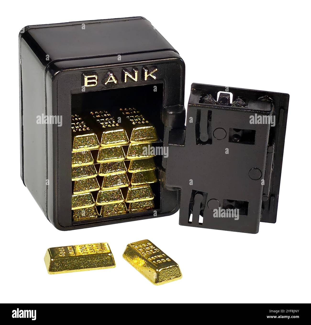 Gold bars in a bank vault for storage Stock Photo - Alamy