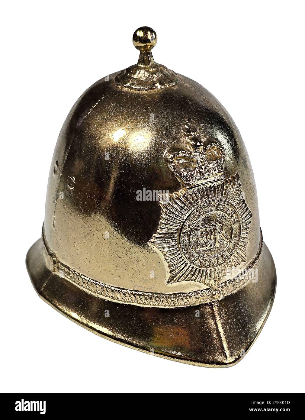 A traditional police helmet for British Policemen Stock Photo - Alamy