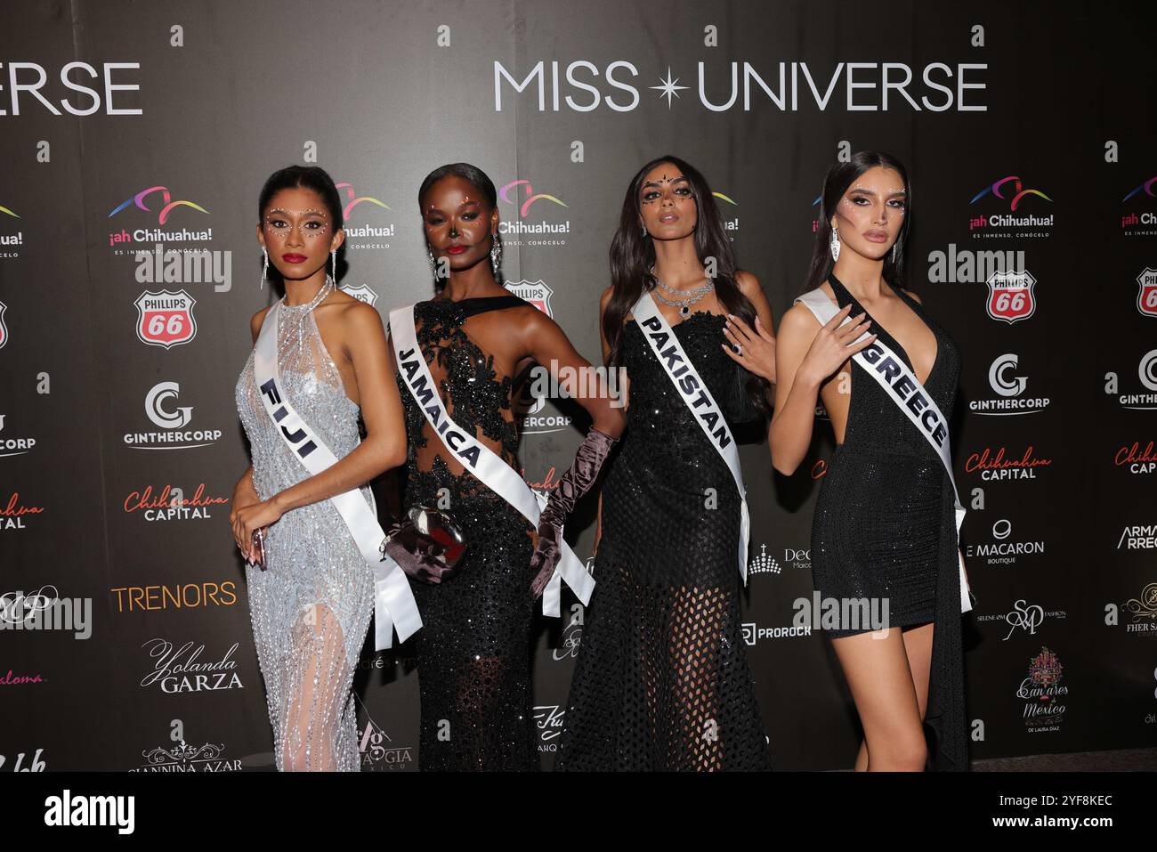 November 1, 2024, Mexico City, Ciudad de Mexico, Mexico: (L-R) Miss ...