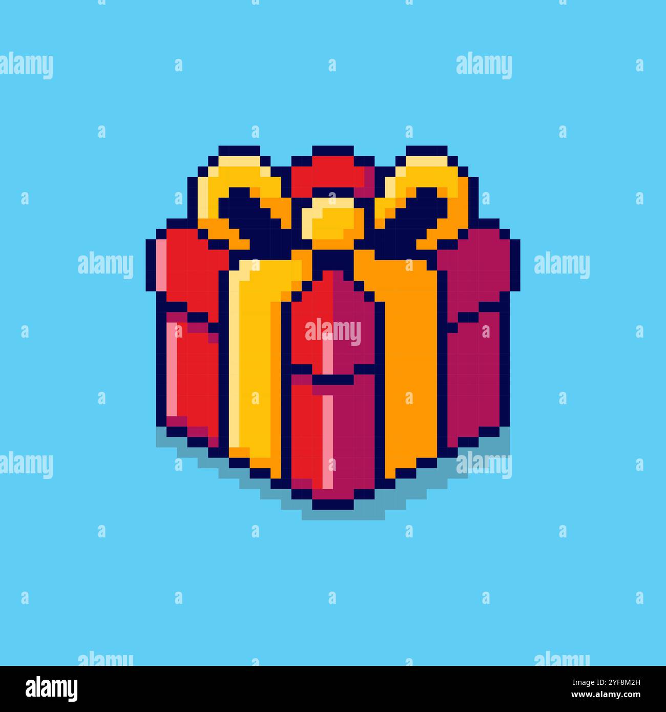 2d gift box hi-res stock photography and images - Alamy