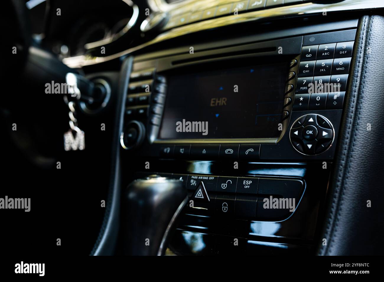 Riga, Latvia - 14.05.2023: Black Mercedes Benz CLS 320 AMG. Static ...