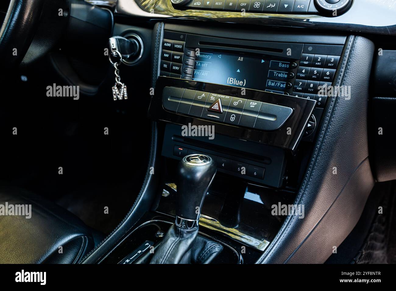Riga, Latvia - 14.05.2023: Black Mercedes Benz CLS 320 AMG. Static ...