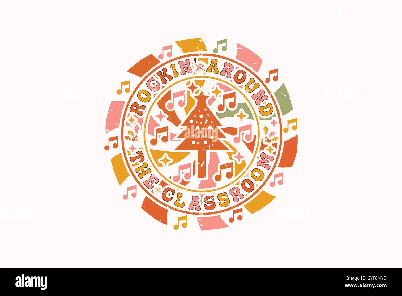 Groovy retro sticker party Stock Vector Images - Alamy