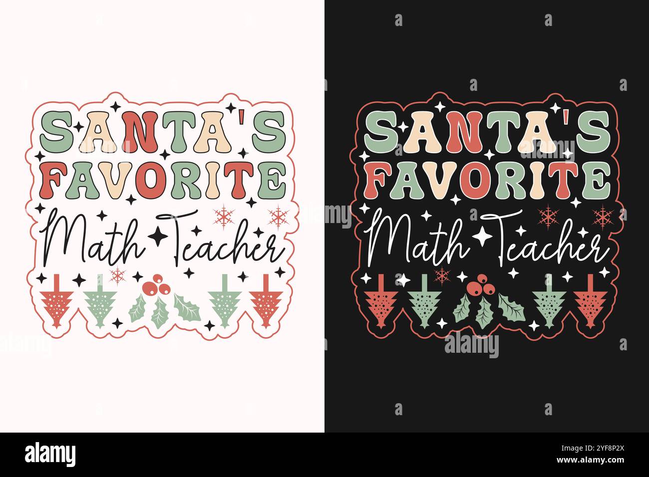 Christmas lettering quote silhouette Stock Vector Images - Alamy