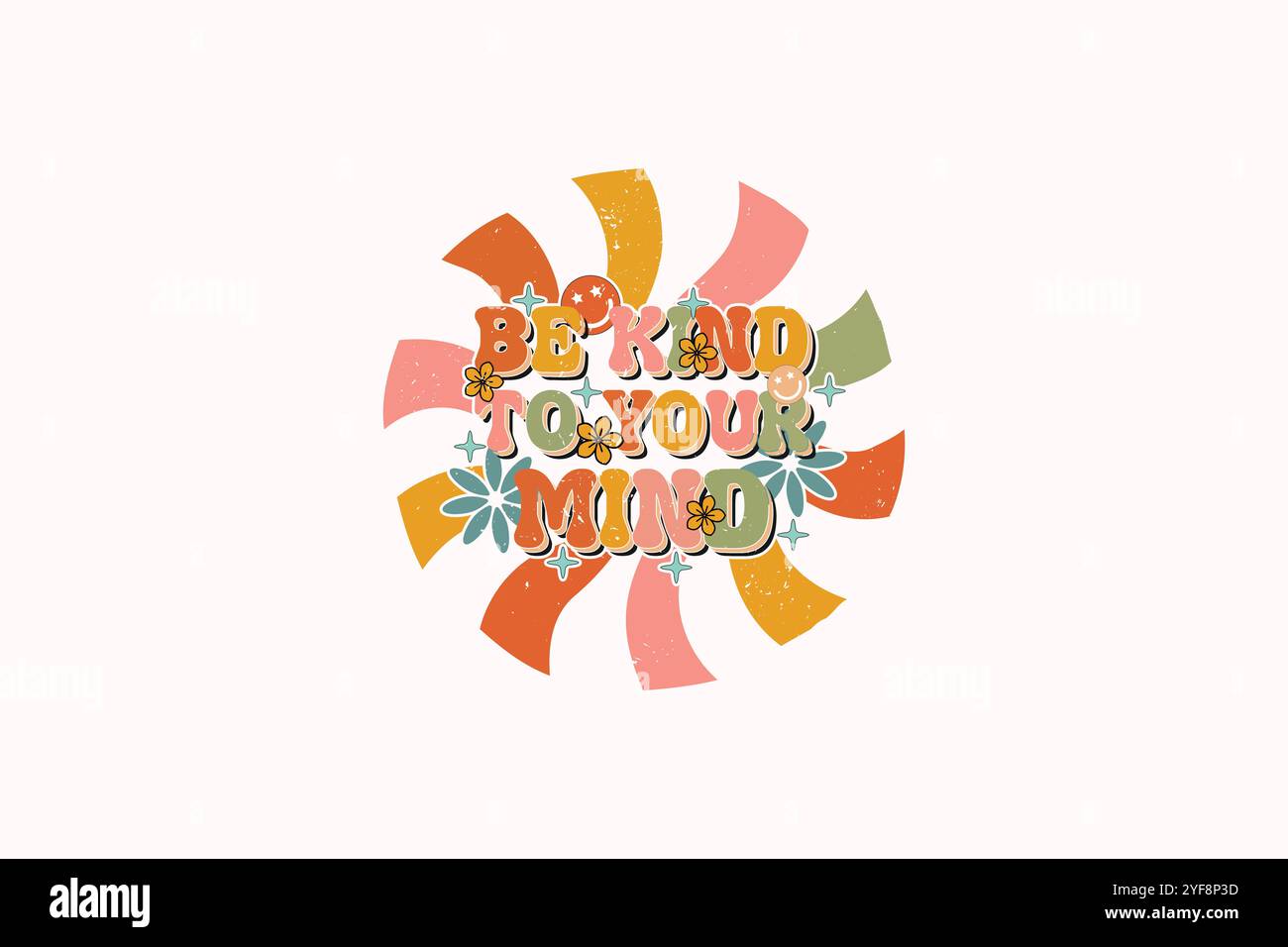 Groovy retro sticker party Stock Vector Images - Alamy