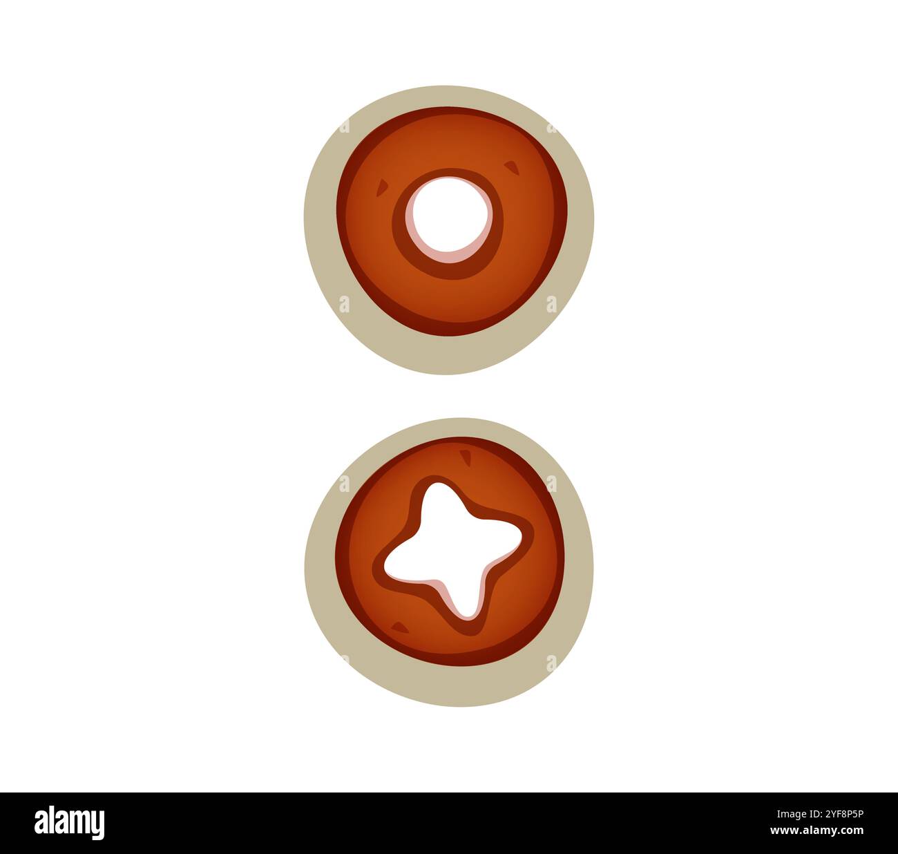 Christmas font, gingerbread cookie type or biscuit colon symbol, vector ...