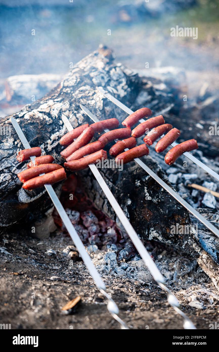 Campfire spit hi-res stock photography and images - Alamy