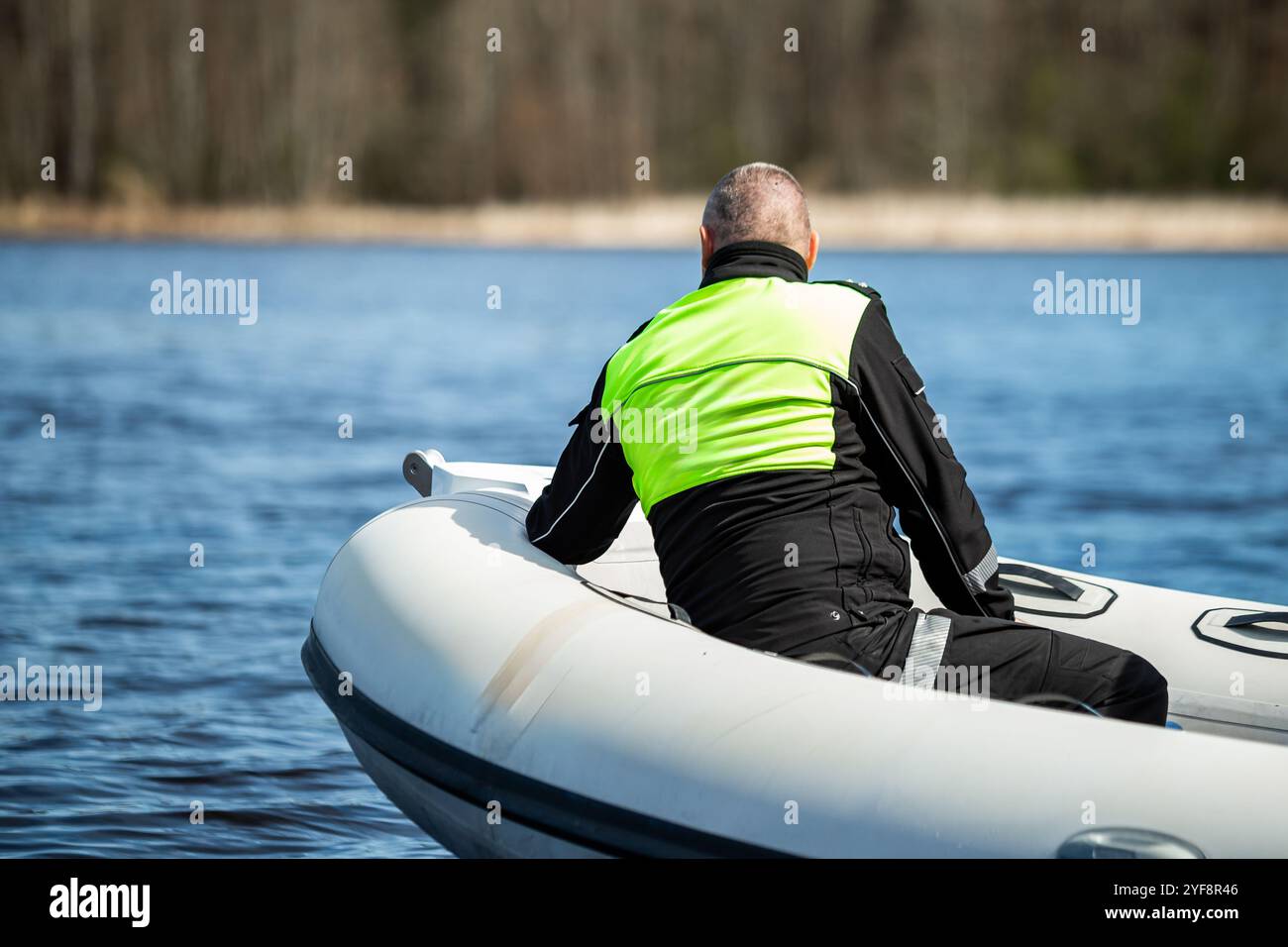 Pvc motor boat hi-res stock photography and images - Alamy