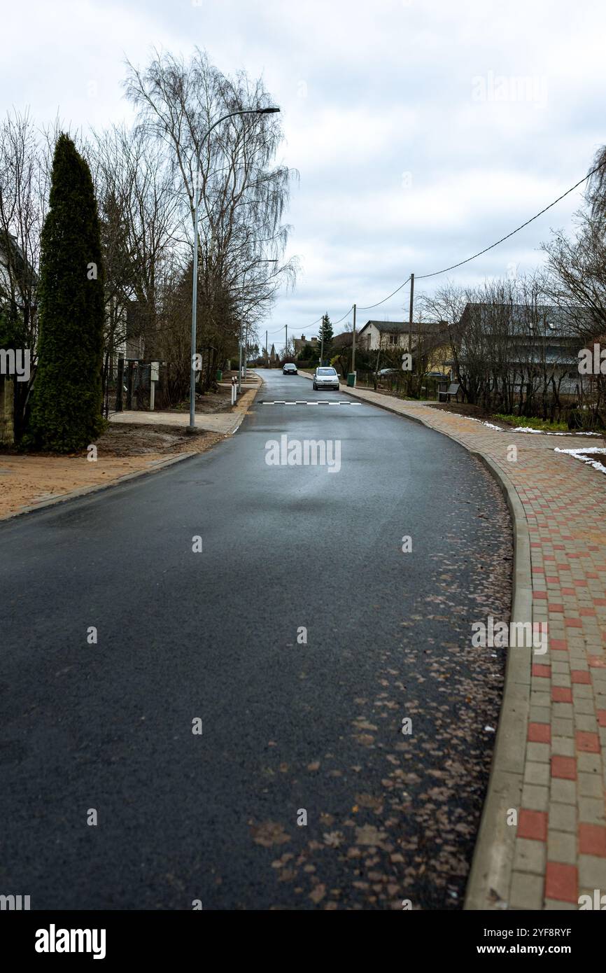 New pathway track for running or walking and cycling relax Stock Photo ...