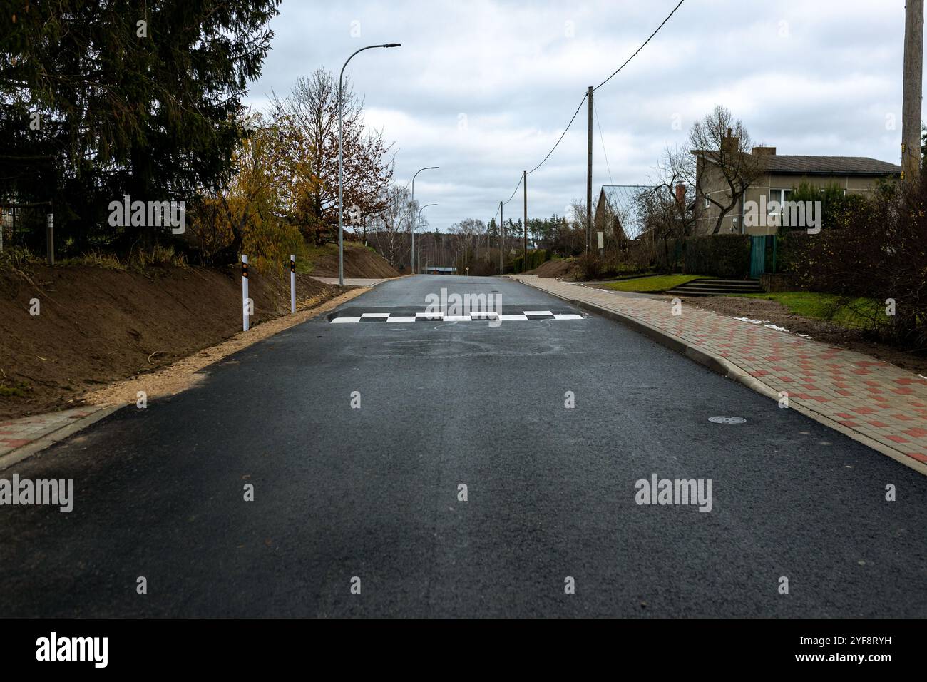 New pathway track for running or walking and cycling relax Stock Photo ...