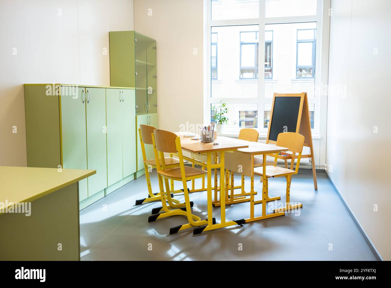 Interior of an empty school class Stock Photo - Alamy
