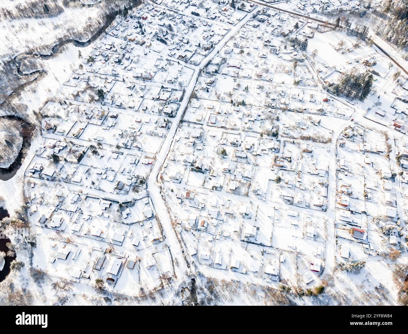 Suburban neighborhood from aerial hi-res stock photography and images ...