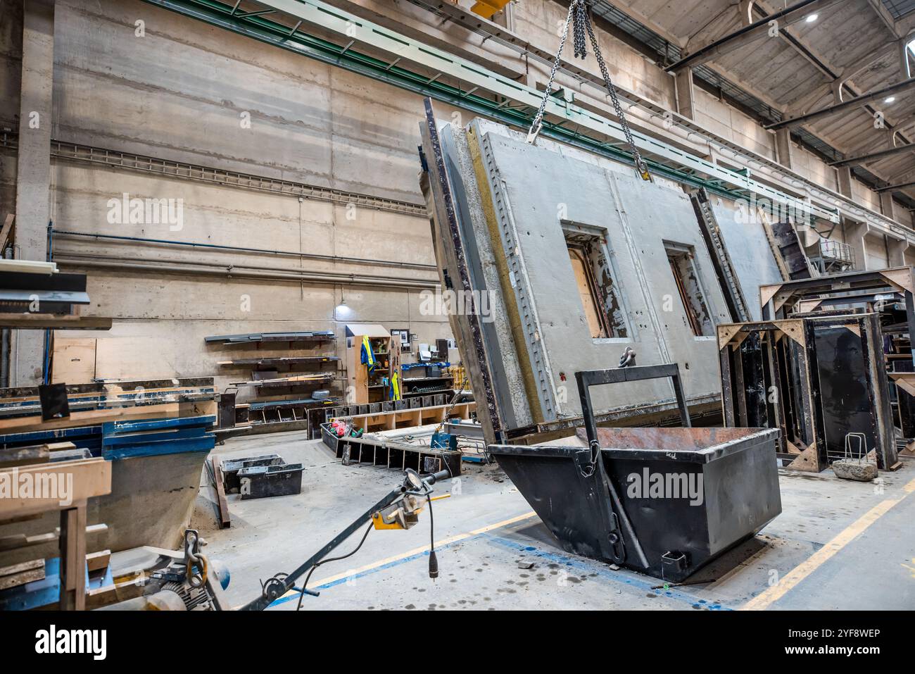 Precast concrete wall panel for construction building in factory Stock ...