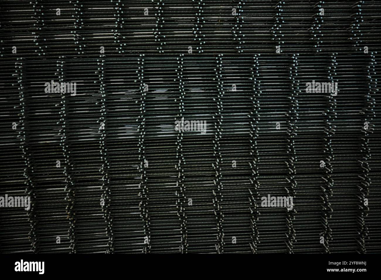 Metal armature. Building materials. Construction site. Reinforced ...