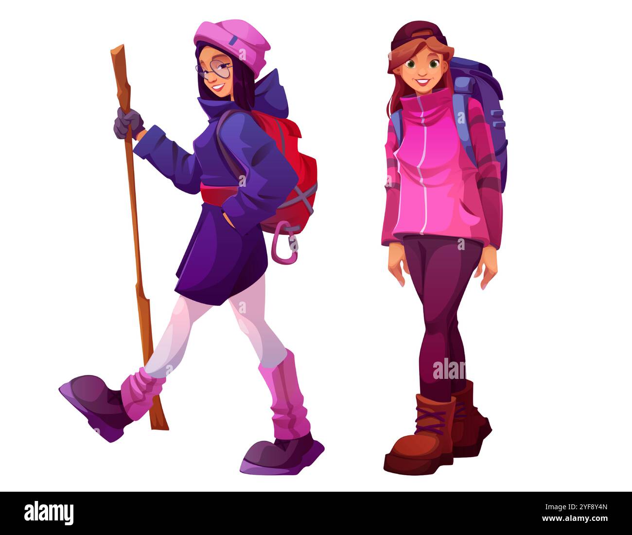 Wearing trekking clothes Stock Vector Images - Alamy