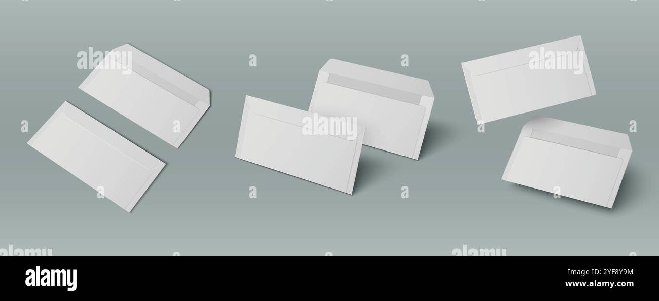 Envelop white background Stock Vector Images - Alamy