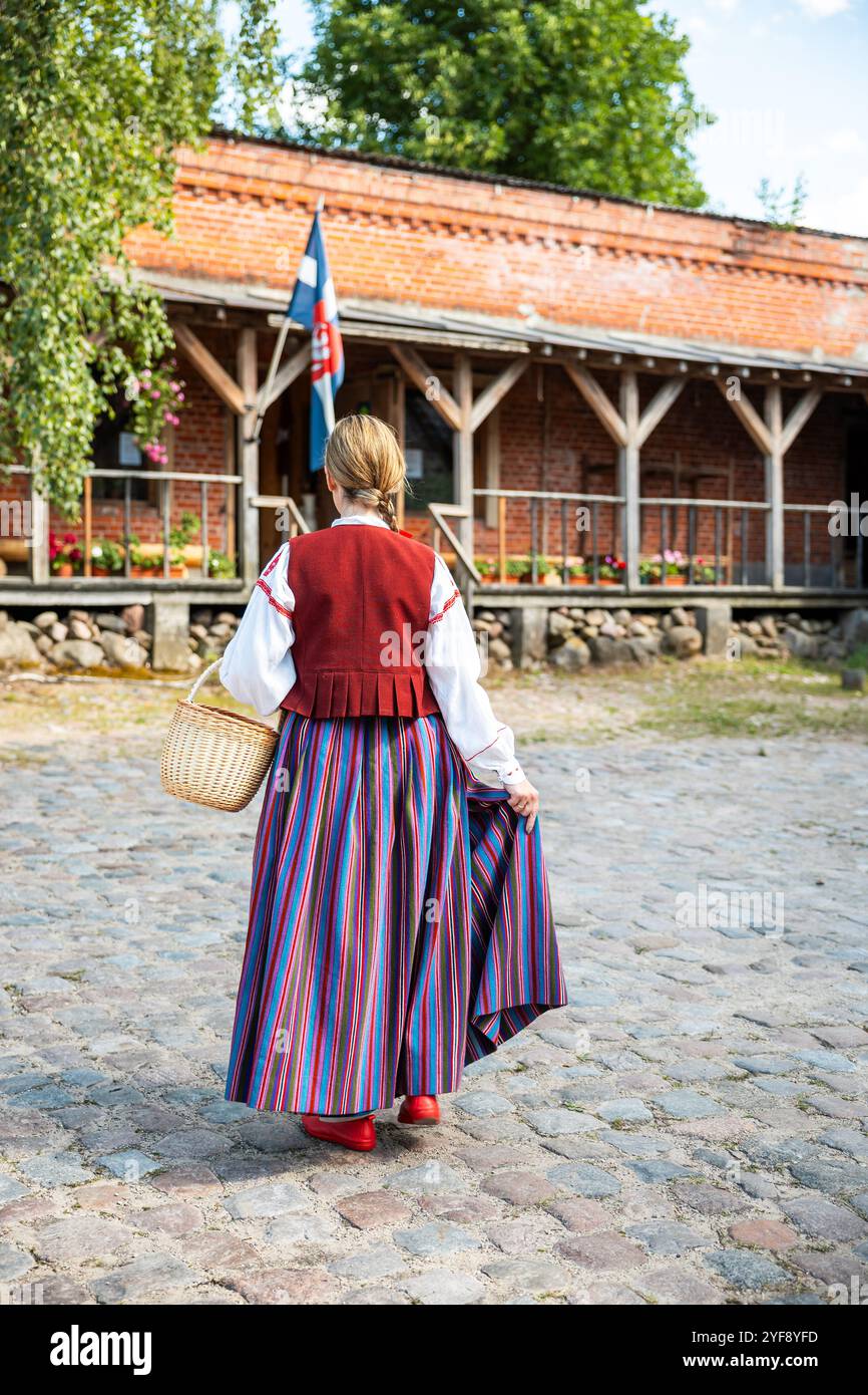 Latvian national dress costume hi-res stock photography and images - Alamy