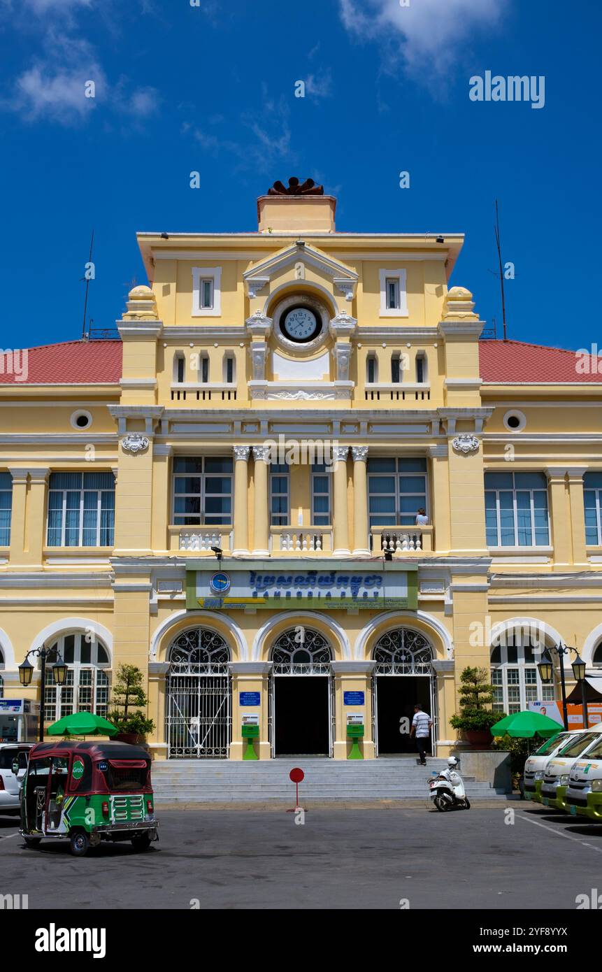 Cambodia: The 19th century French colonial period Central Post Office ...