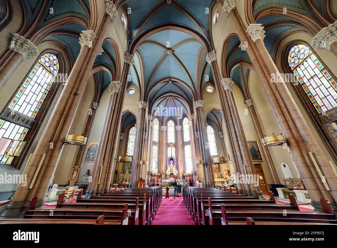 Interior of Church of St. Anthony of Padua, Istanbul, Turkey Stock ...