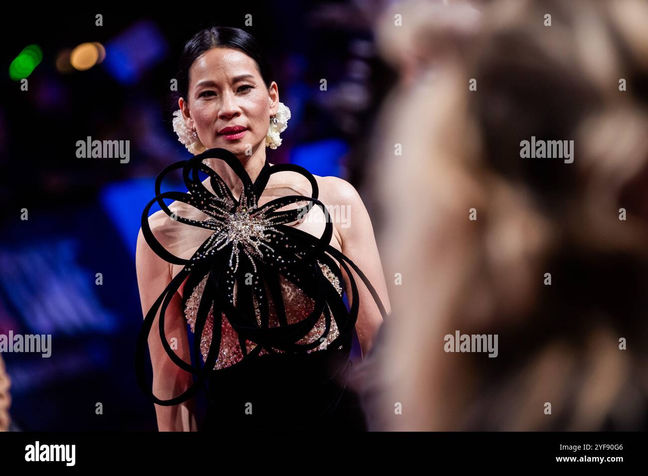 Berlin, Germany. 03rd Nov, 2024. Lucy Liu, actress, comes to the UCI ...