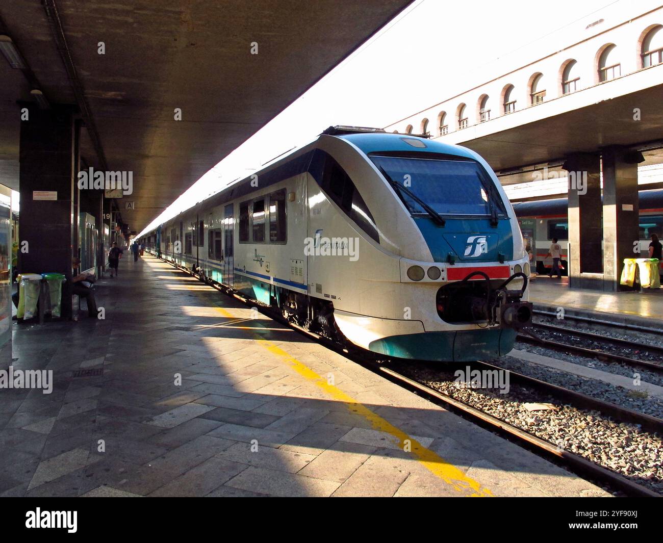 The train in Termini railway station, Rome, Italy Stock Photo - Alamy