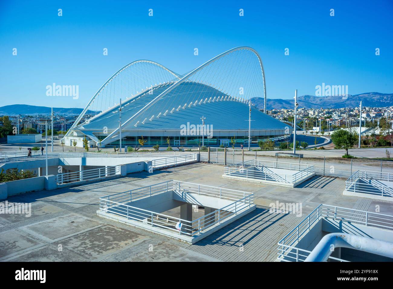 elodrome designed by santiago calatrava at the olympic sports park in ...