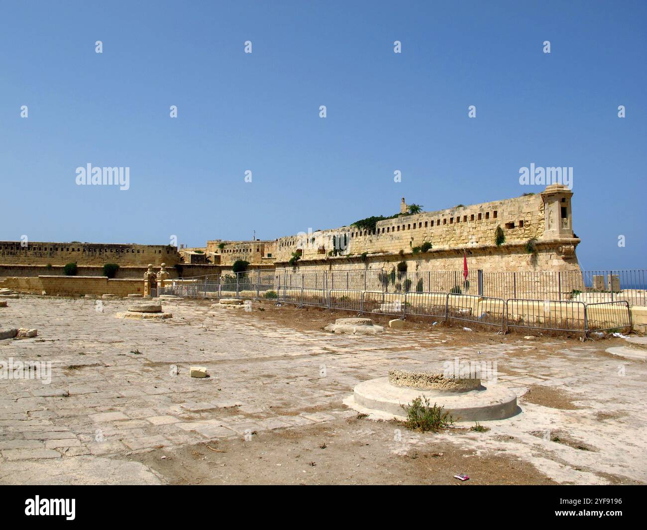 The fortress in Valletta, Malta Stock Photo - Alamy