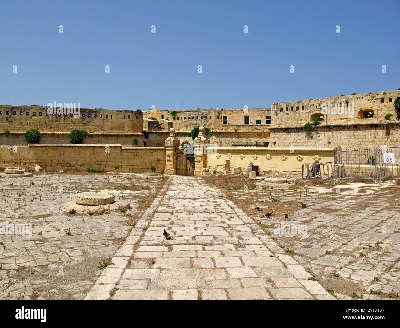The fortress in Valletta, Malta Stock Photo - Alamy